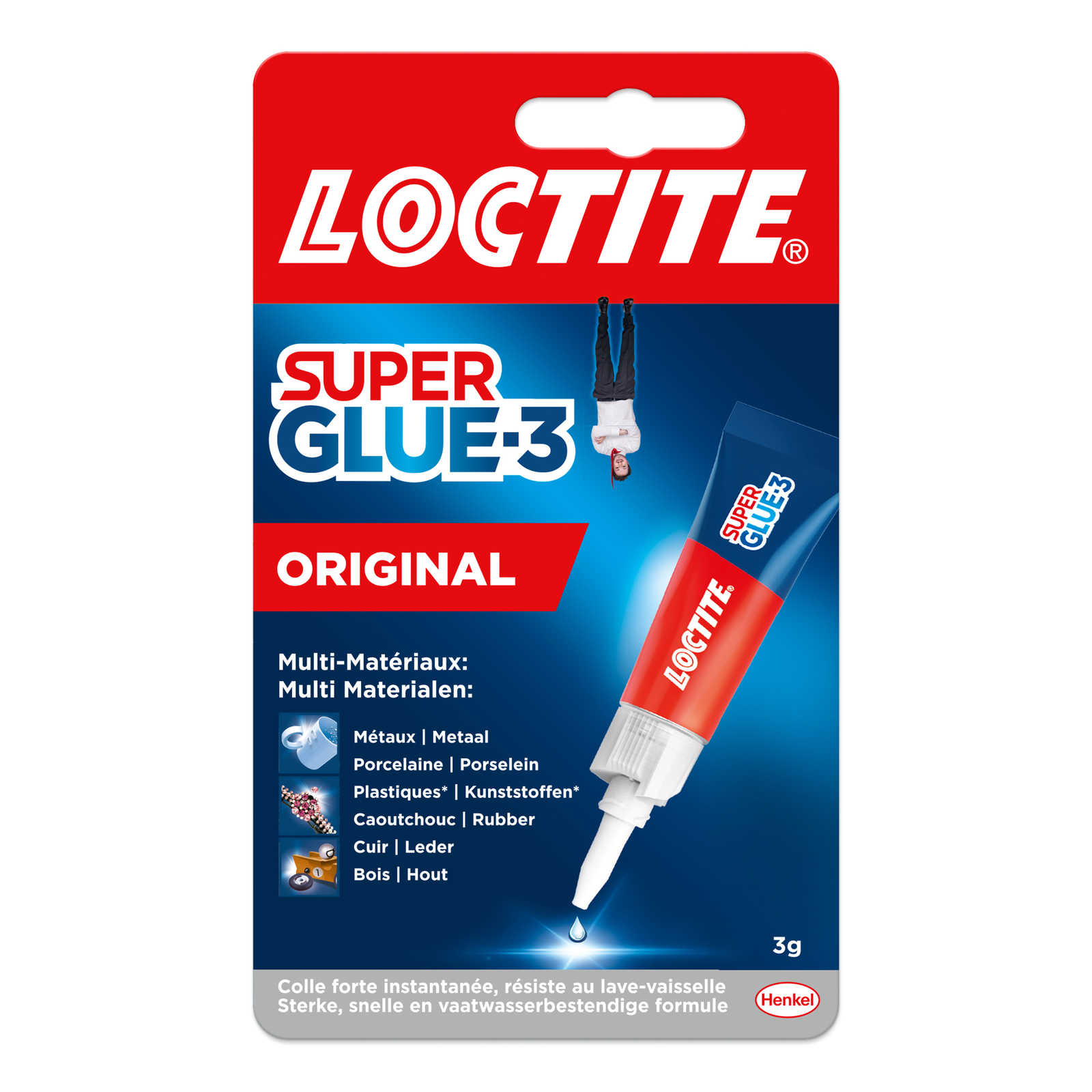 Loctite | Super Glue-3 | Colle instantanée | Universal | Water resist ...