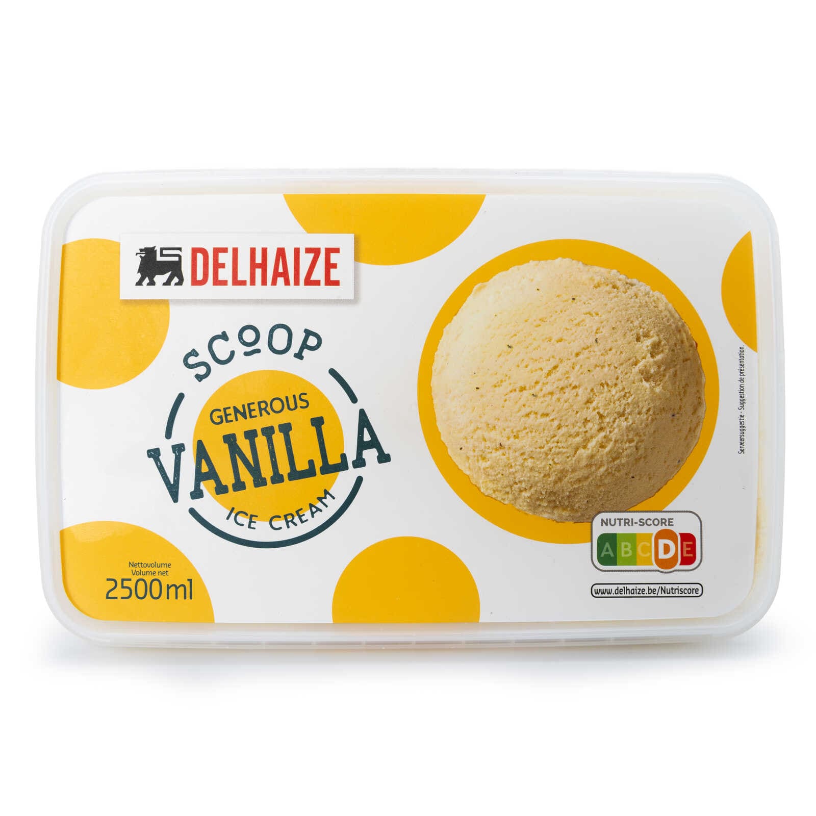 Delhaize | Crème glacée | Vanille | 2,5 l | Delhaize