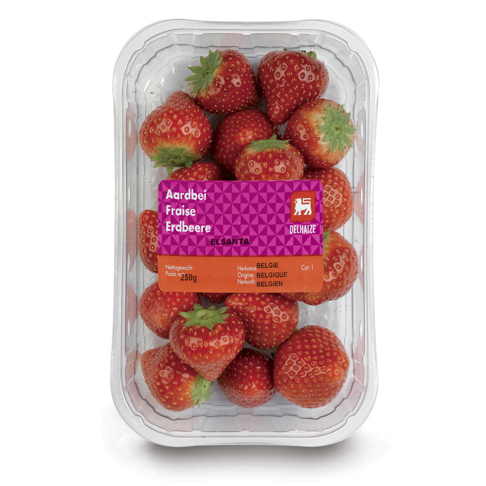 Delhaize | Fraises | Belgique | Emballé | 250 gr | Delhaize
