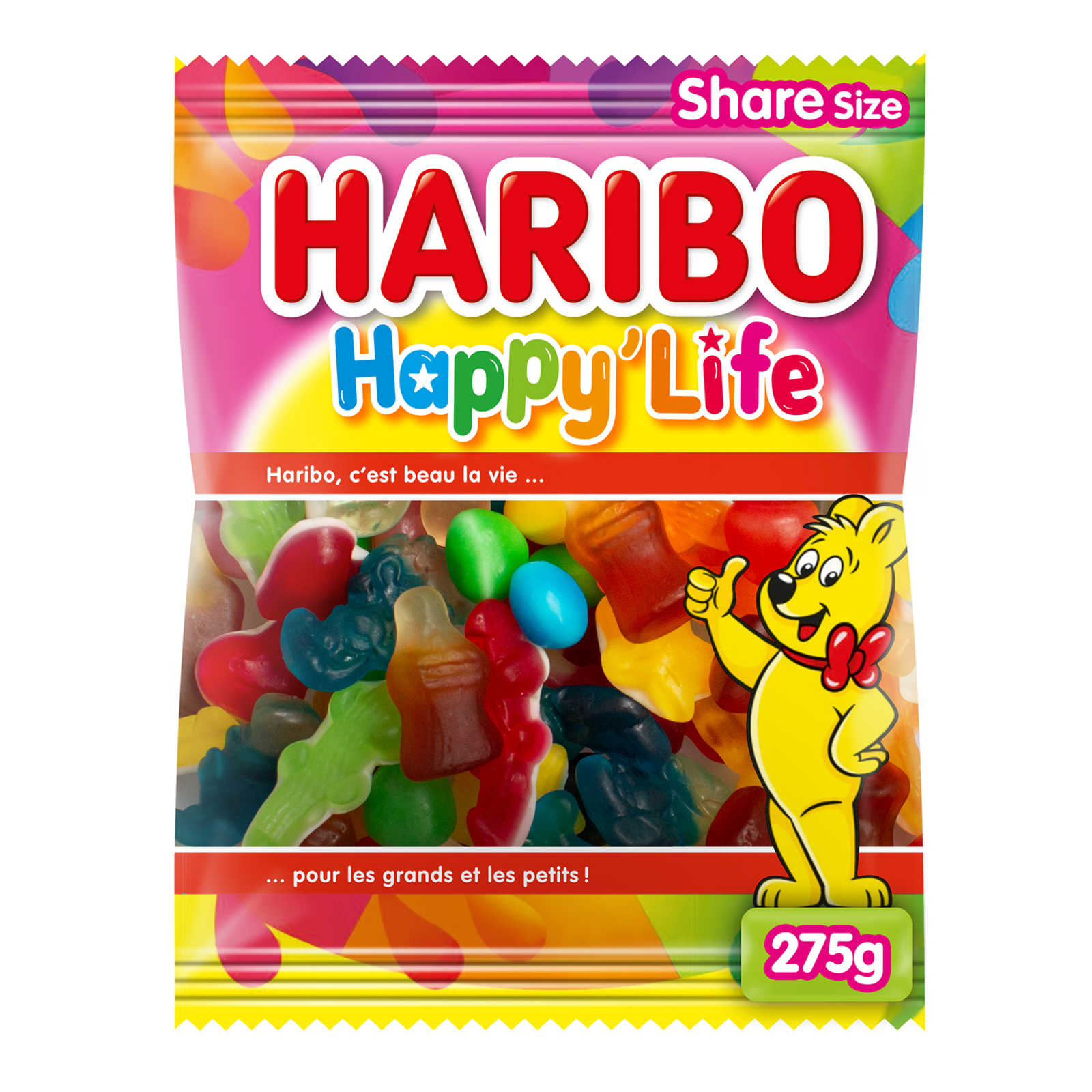 Haribo | Snoepjes | Happy life | 275 gr | Delhaize