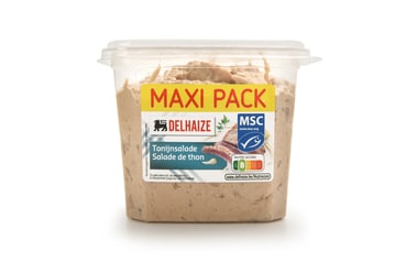 Delhaize | Salade | Tonijn | Maxi pack | MSC | 400 gr | Delhaize