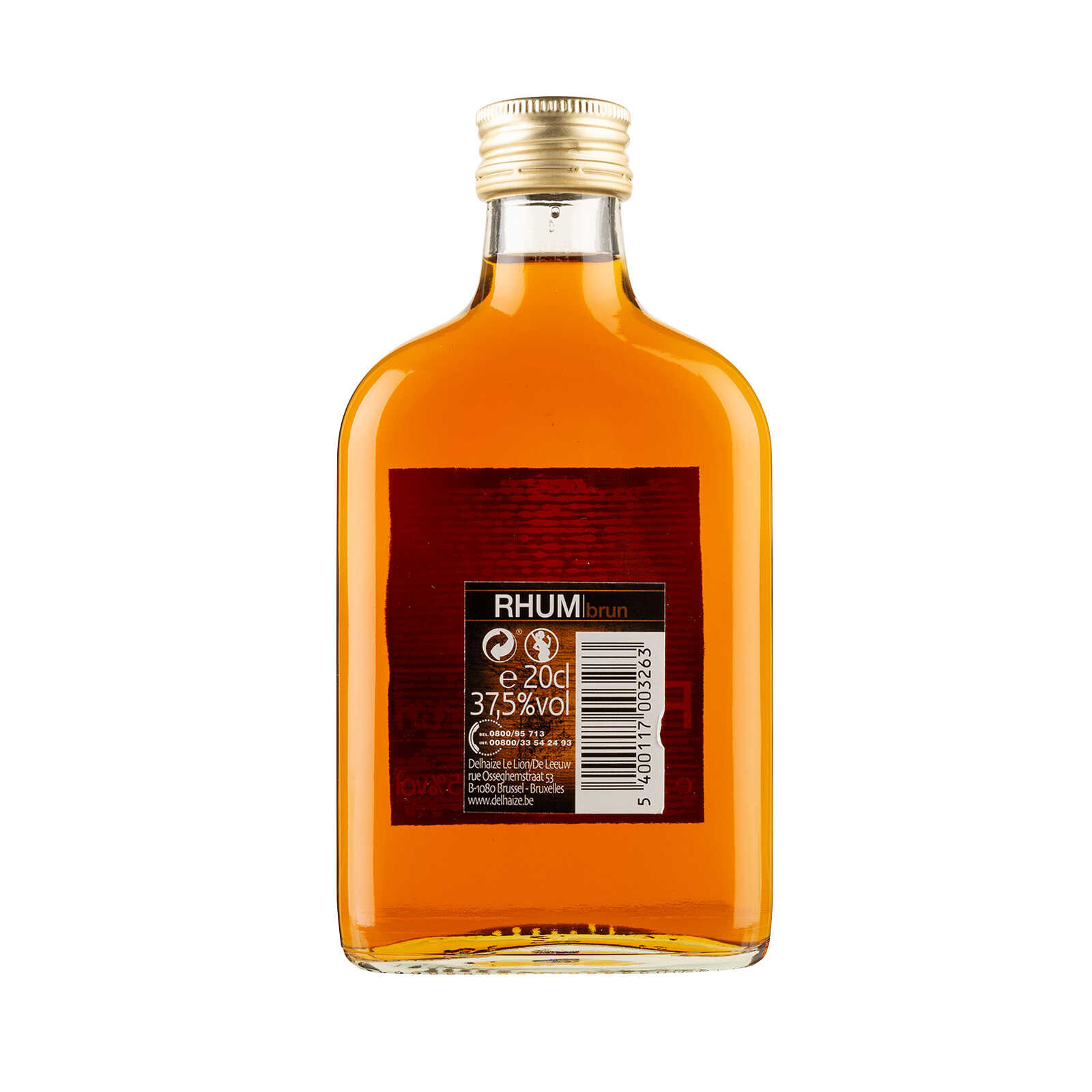 Delhaize | Rhum | Brun | 37.5% ALC. | 20 cl | Delhaize