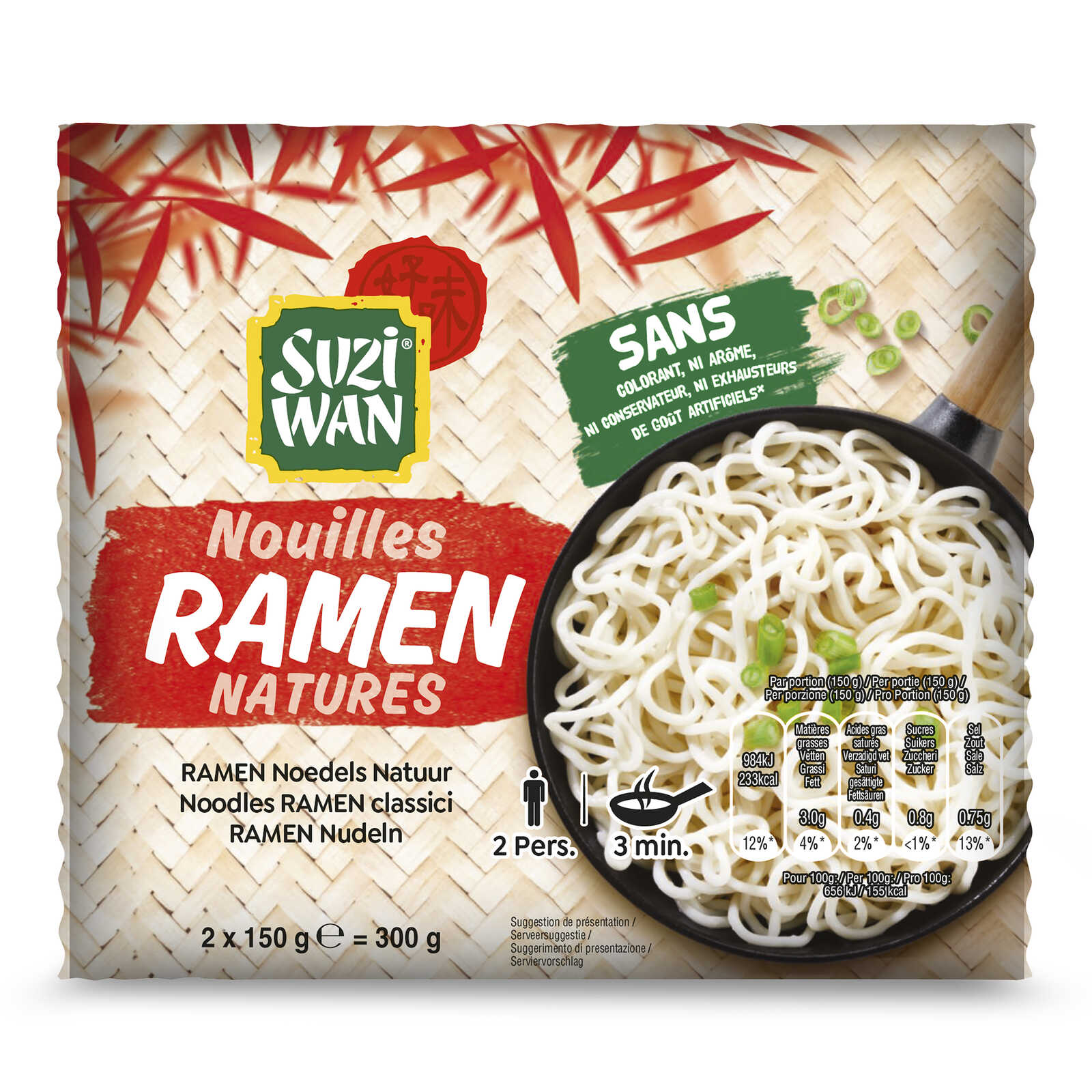 Suzi Wan | Noedels | Wet | 300 gr | Delhaize