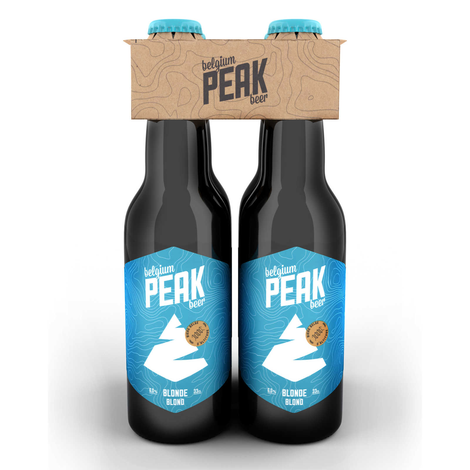 Peak | Bier | 6% alc | 4 x 33 cl | Delhaize