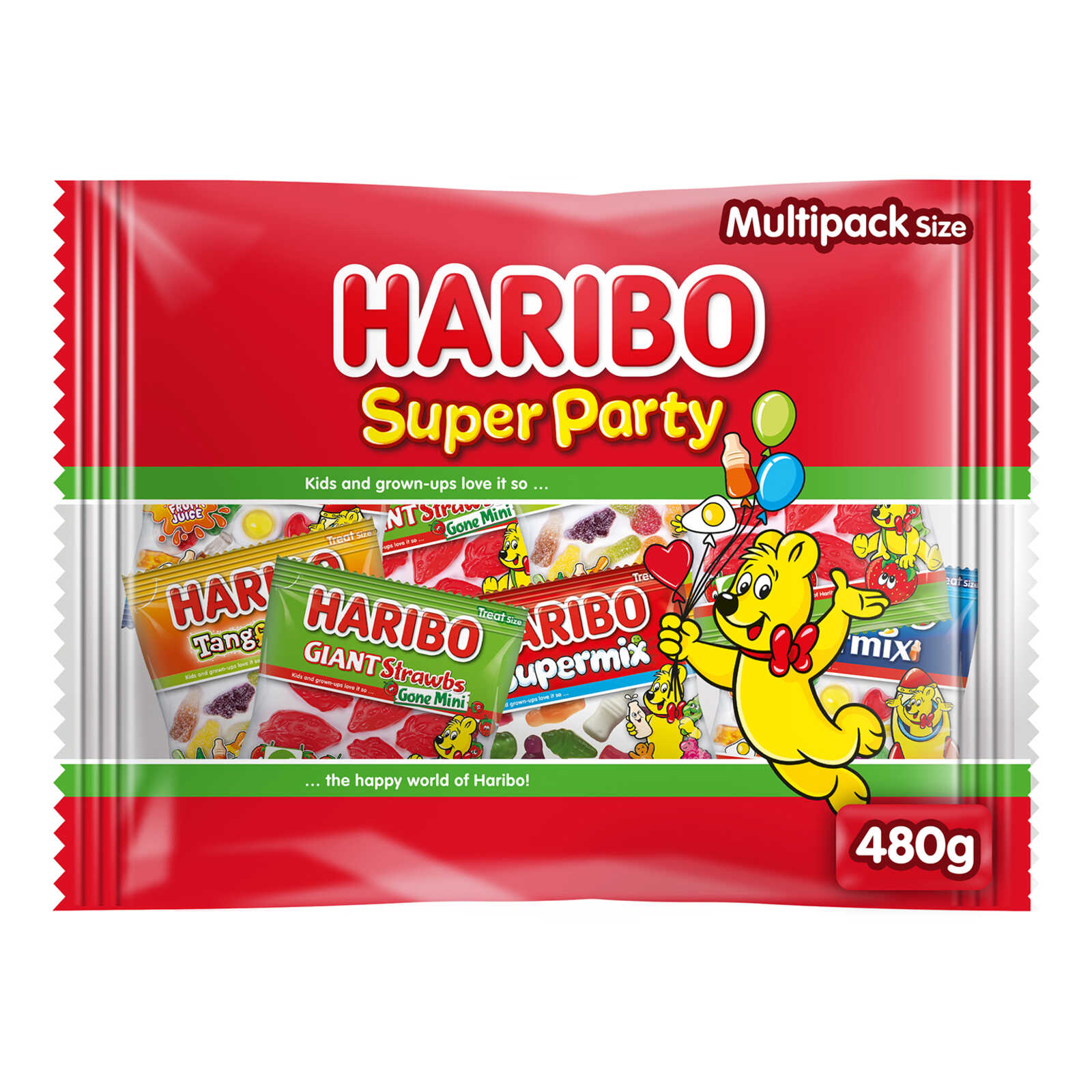 Haribo | Snoepjes | Super party | 480 gr | Delhaize
