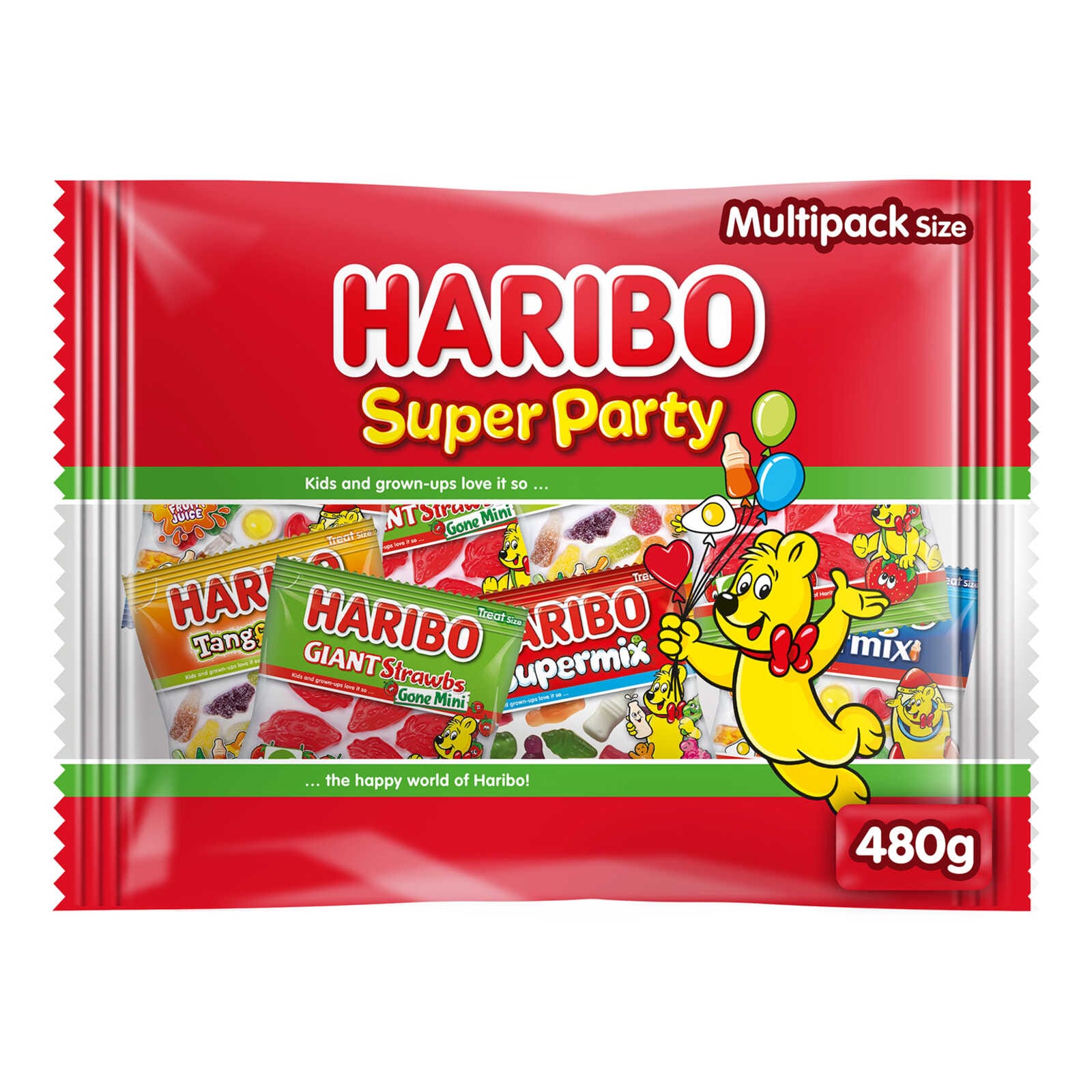 Haribo | Snoepjes | Super party | 480 gr | Delhaize