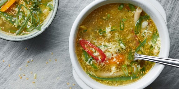 Chinese soep met eieren