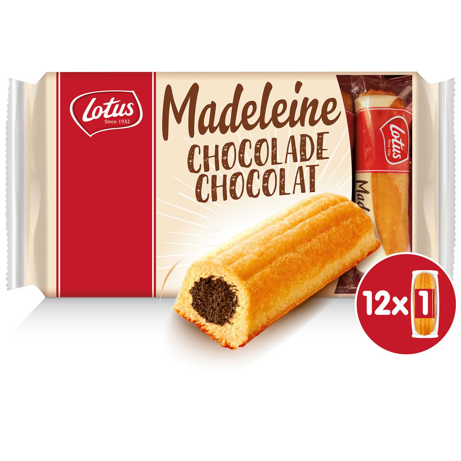 Lotus | Gebak | Madeleine | Chocolade | 300 gr | Delhaize