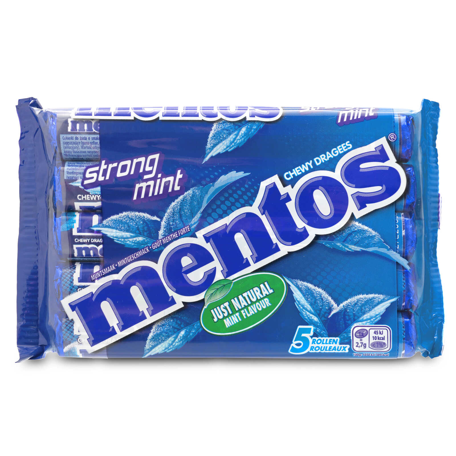 Mentos | Snoepjes | Strong Mint | 190 gr | Delhaize