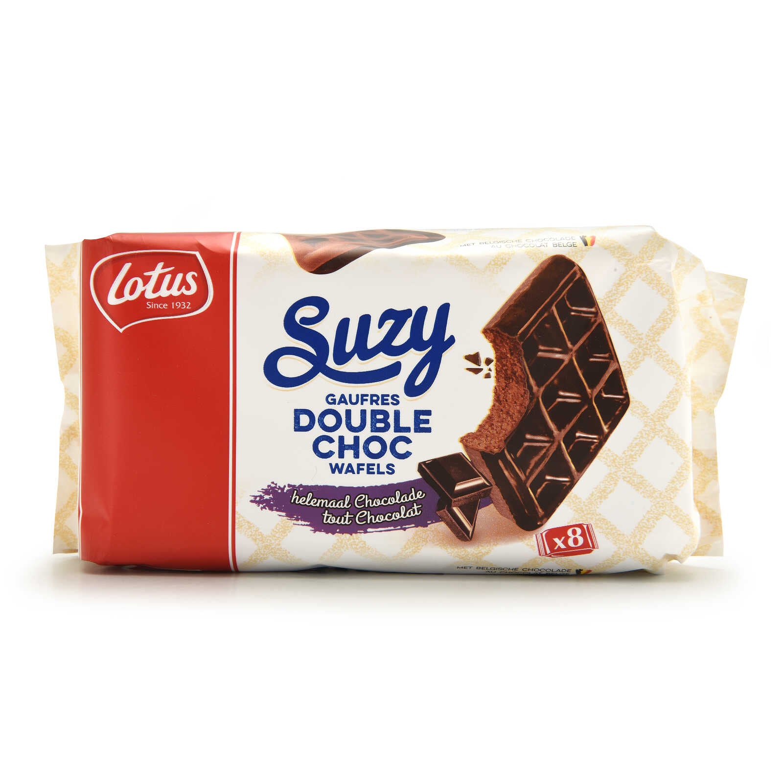 Lotus | Suzy | Vanillewafel | Double chocolate | 296 gr | Delhaize