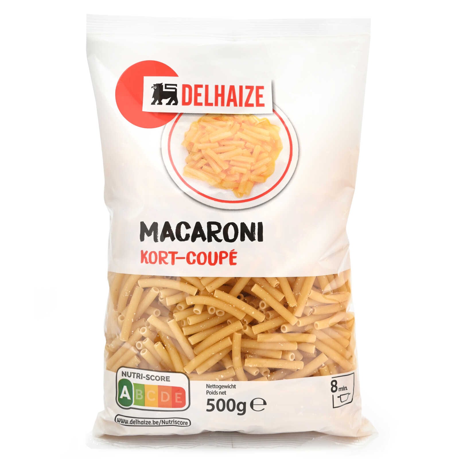Delhaize | Pasta | Macaroni | Kort | 500 gr | Delhaize