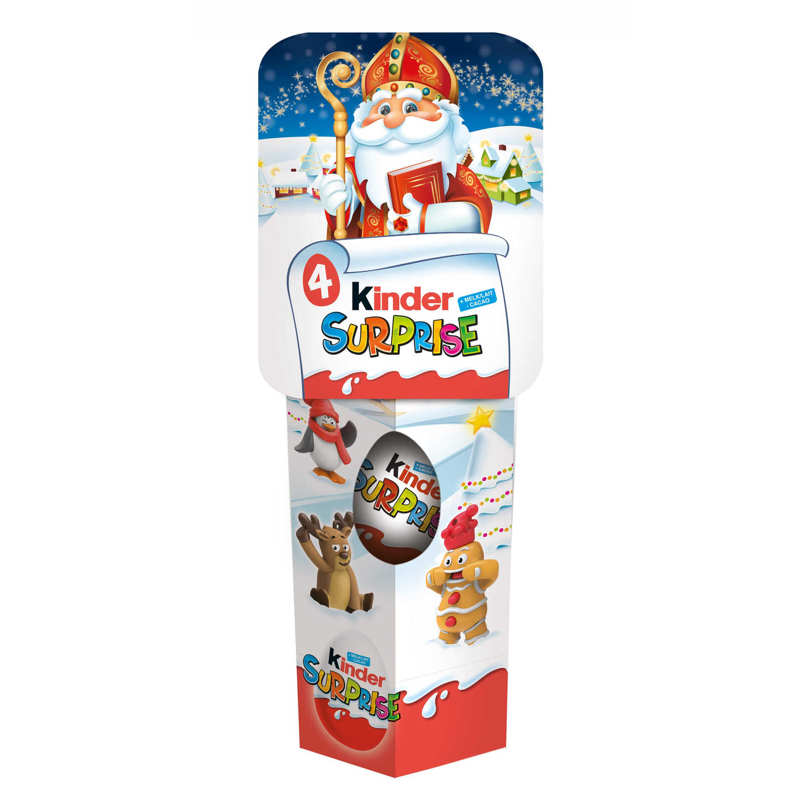 Ferrero | Kinder | Chocolade | 4 stuks | 4 st | Delhaize