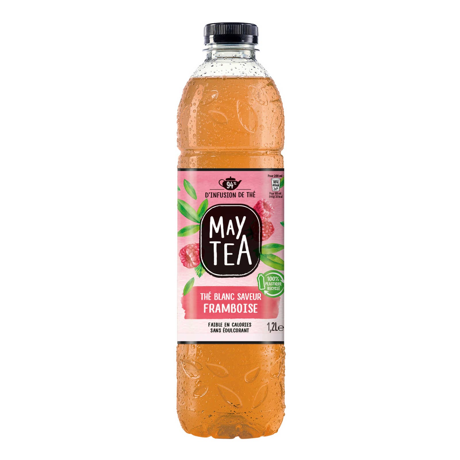 Maytea | Thé glacé | Thé blanc | Framboise | 1,2 l | Delhaize