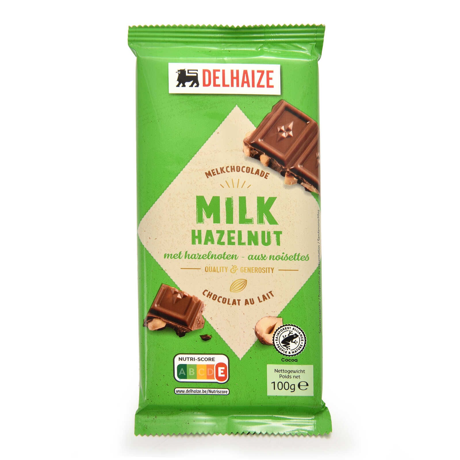 Delhaize | Chocolat | Lait Noisettes | 100 gr | Delhaize