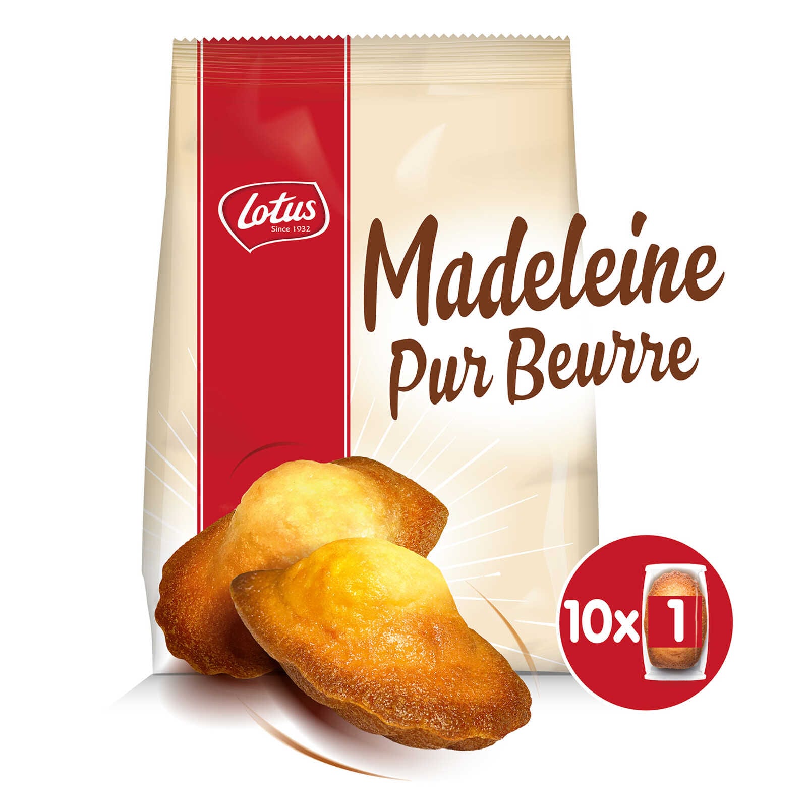Lotus | Pâtisserie | Madeleine pur beurre | 280 gr | Delhaize