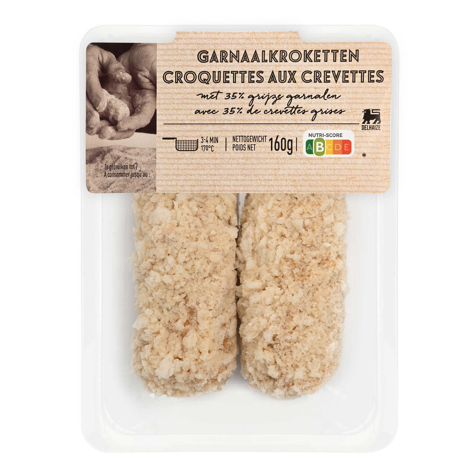 Delhaize | 2 Croquettes de Crevettes | 2 x 80 gr | Delhaize