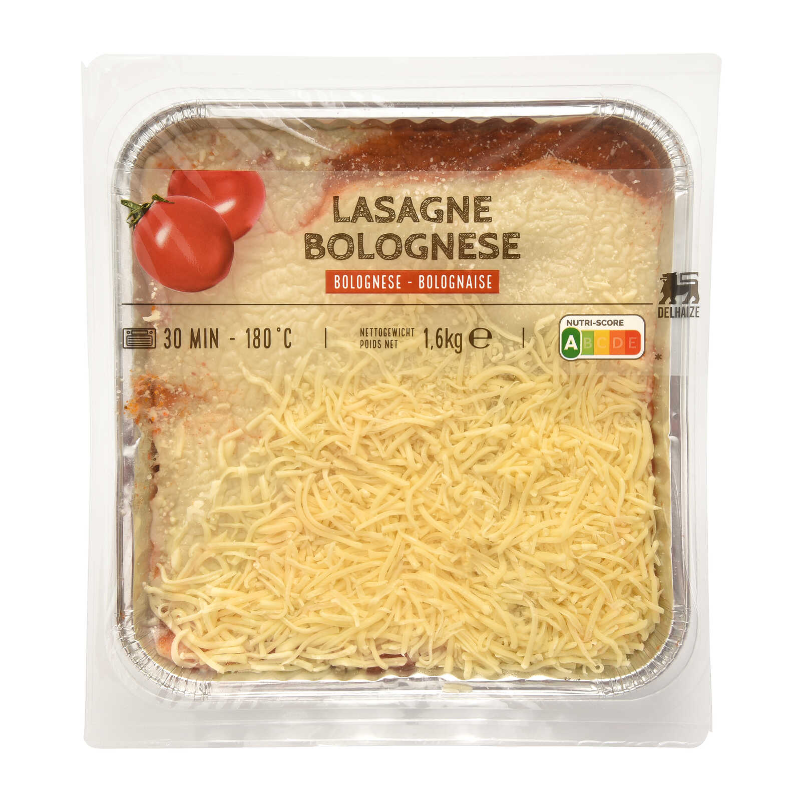 Delhaize | Bolognese lasagna | Maxi pack | 1,6 kg | Delhaize