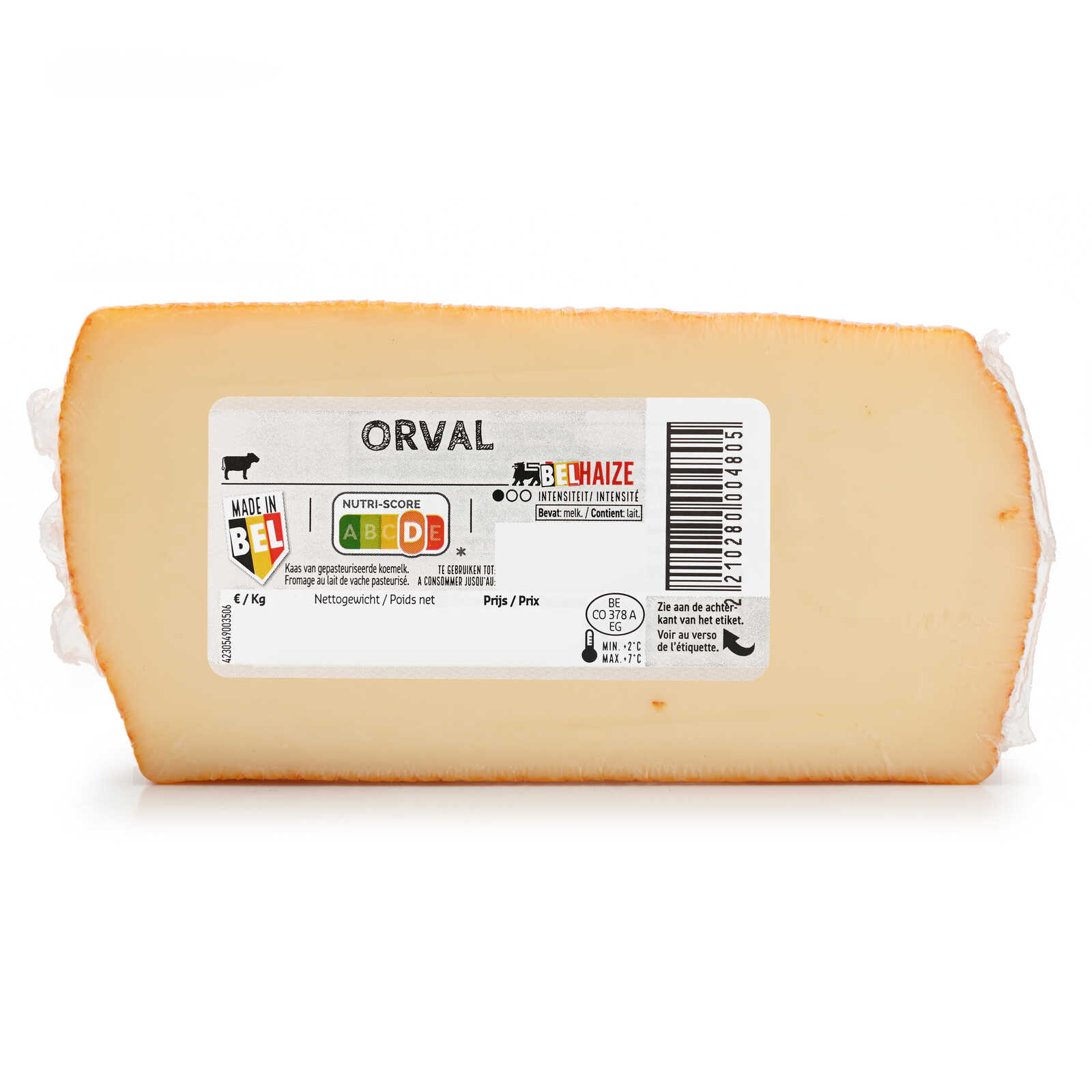Delhaize | Fromage d'Abbaye | Orval | Belge | Bloc | +/- 200 gr | Delhaize