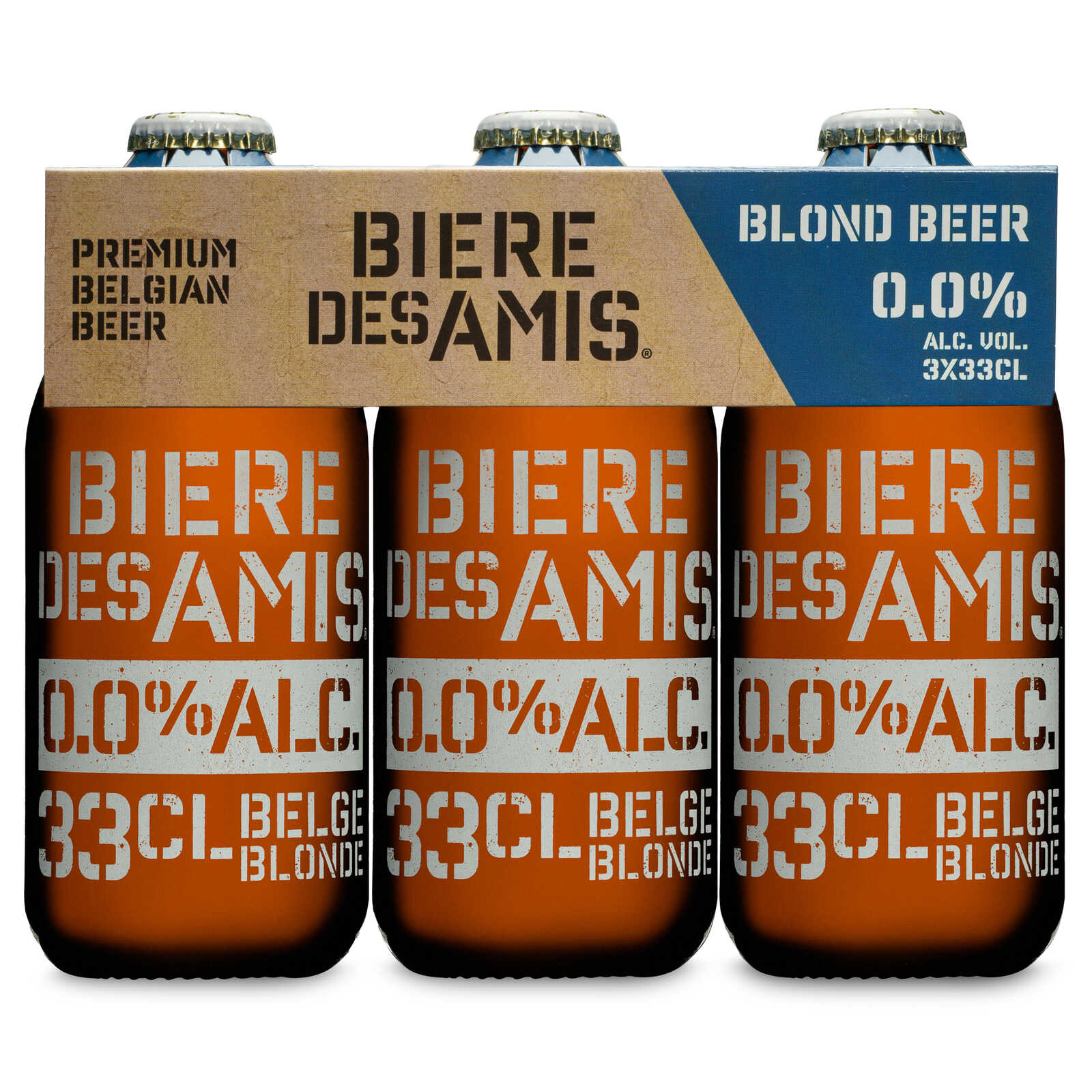 Bière des amis | Blond bier | 0% alc | 3 x 33 cl | Delhaize