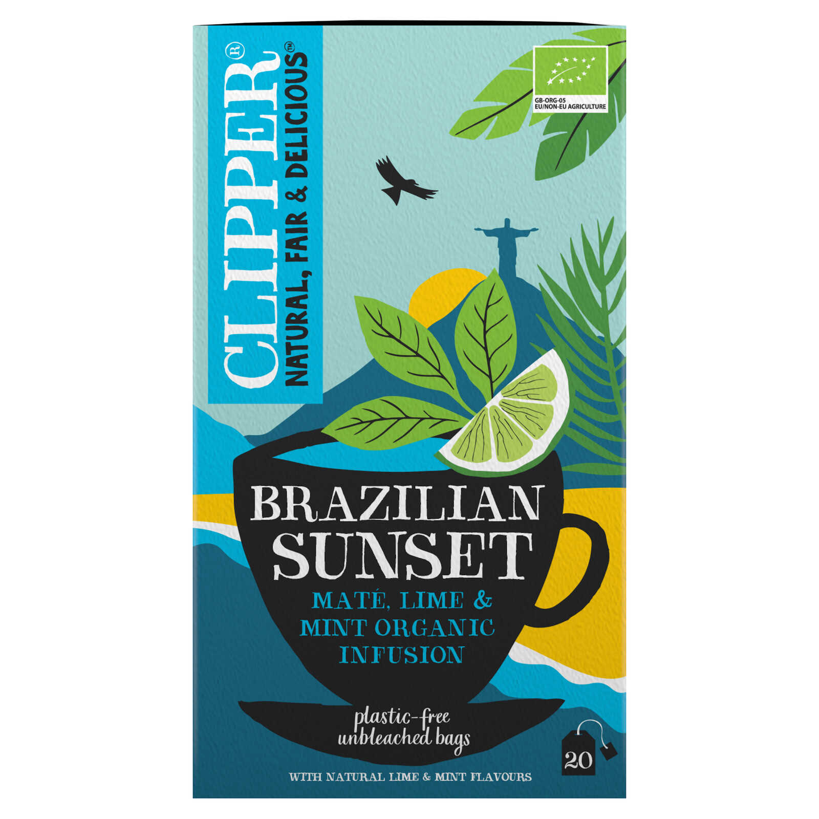Clipper | Infusie | Brazilian sunset | Bio | 20 x 2 gr | Delhaize