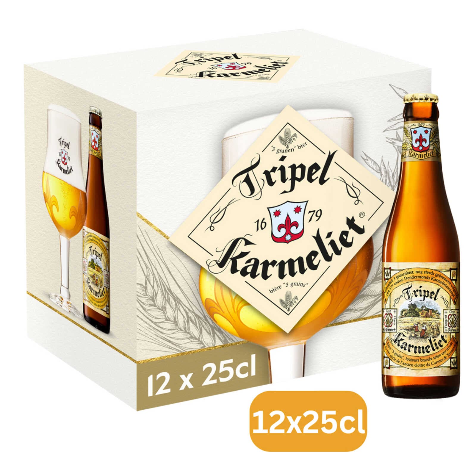 Tripel Karmeliet | Bière | 8,4% alc | 12 x 25 cl | Delhaize