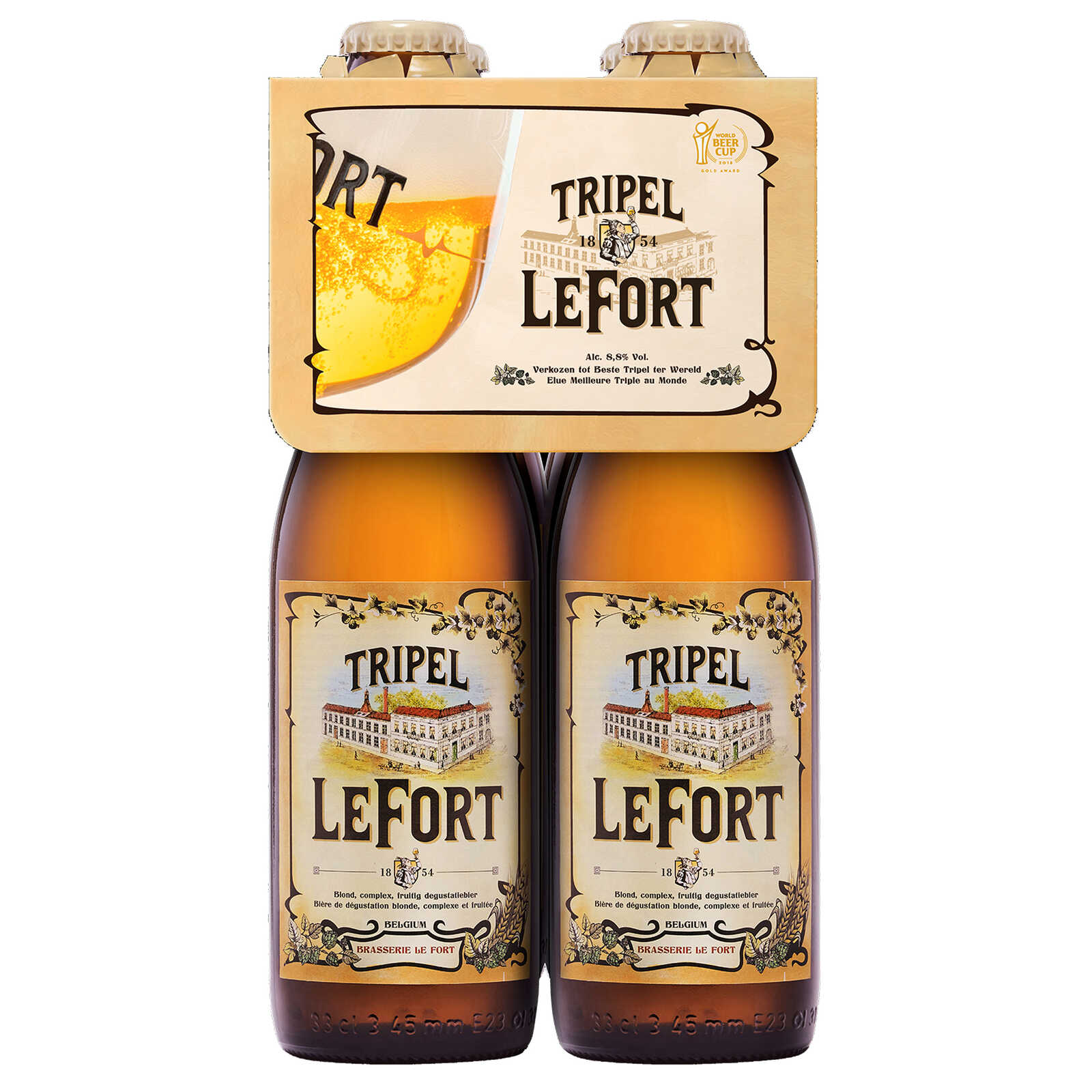 LeFort | Bière | 8,8% alc | 4 x 33 cl | Delhaize