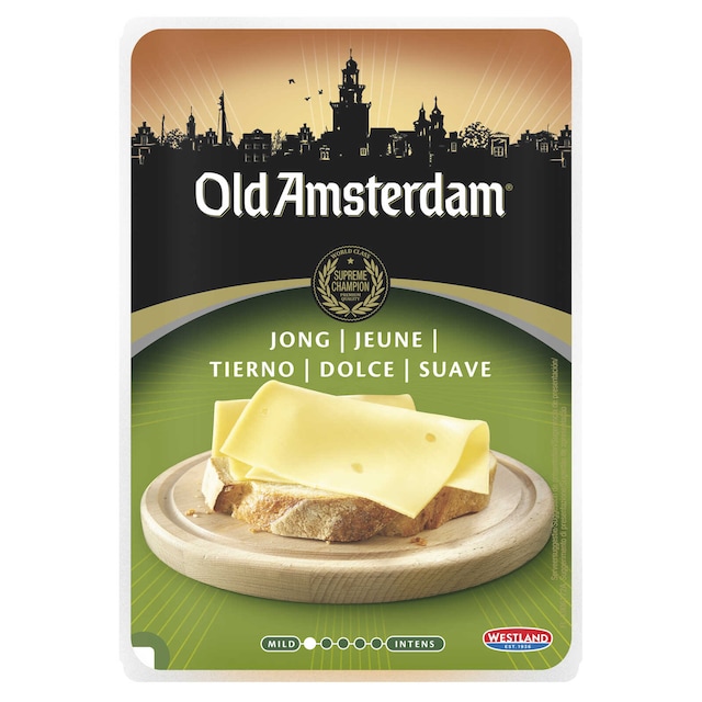 Old Amsterdam | Fromage | Tranches | Jeune | +50 | 150 gr | Delhaize