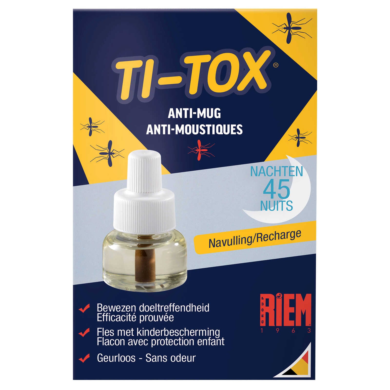 Ti-Tox | Anti-moustiques | Recharge liquide | 1 pc | Delhaize