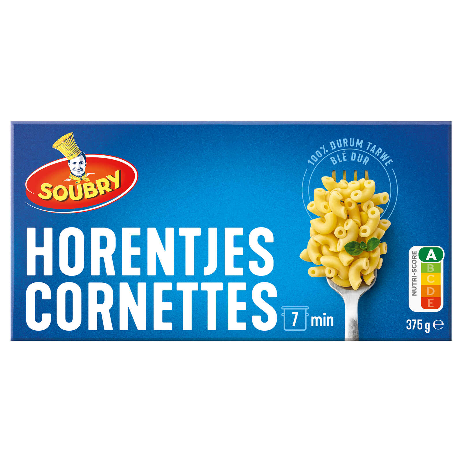 Soubry | Pasta | Horentjes | Al dente | 375 gr | Delhaize