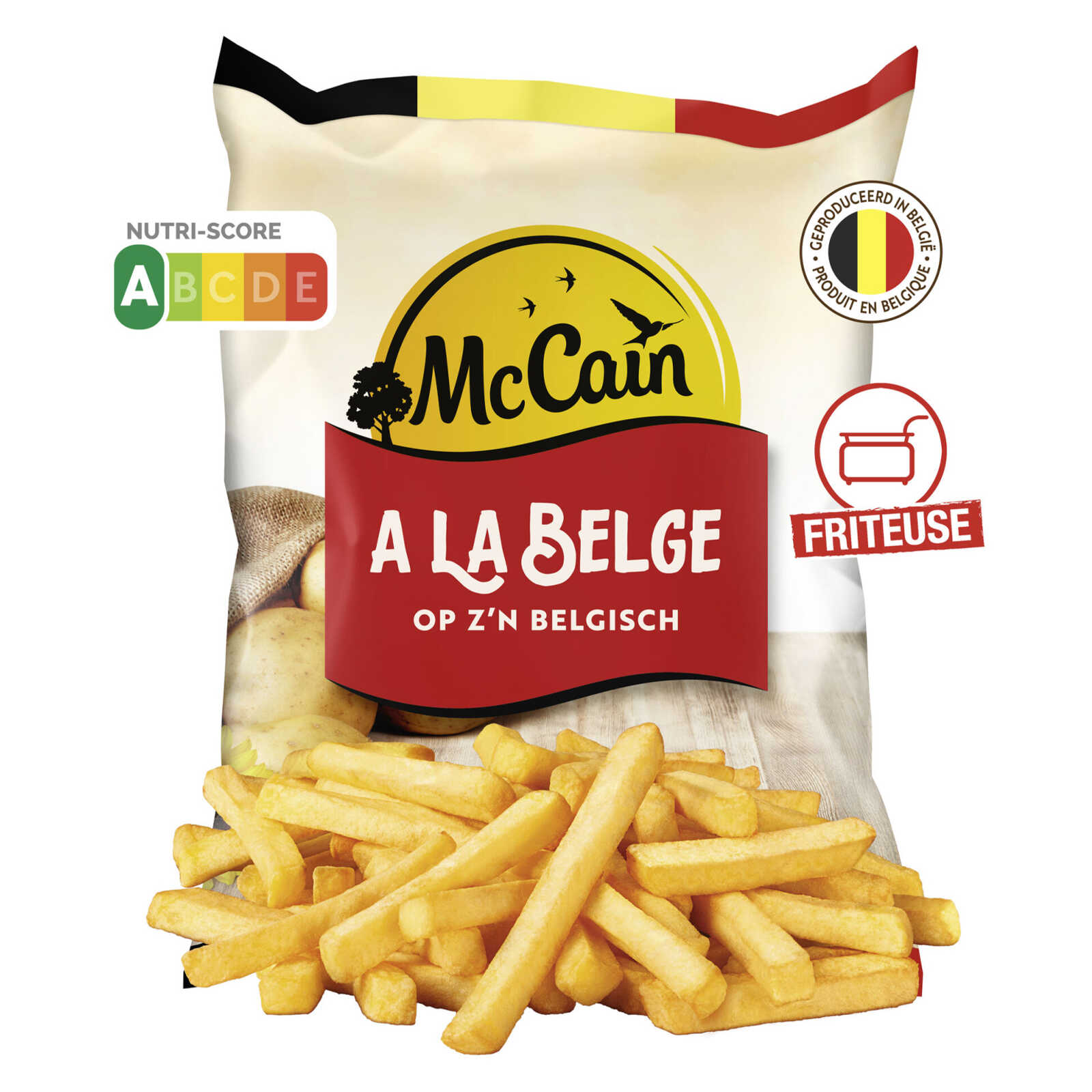 Mc Cain | Frites|friteuse|Belge | 1 kg | Delhaize
