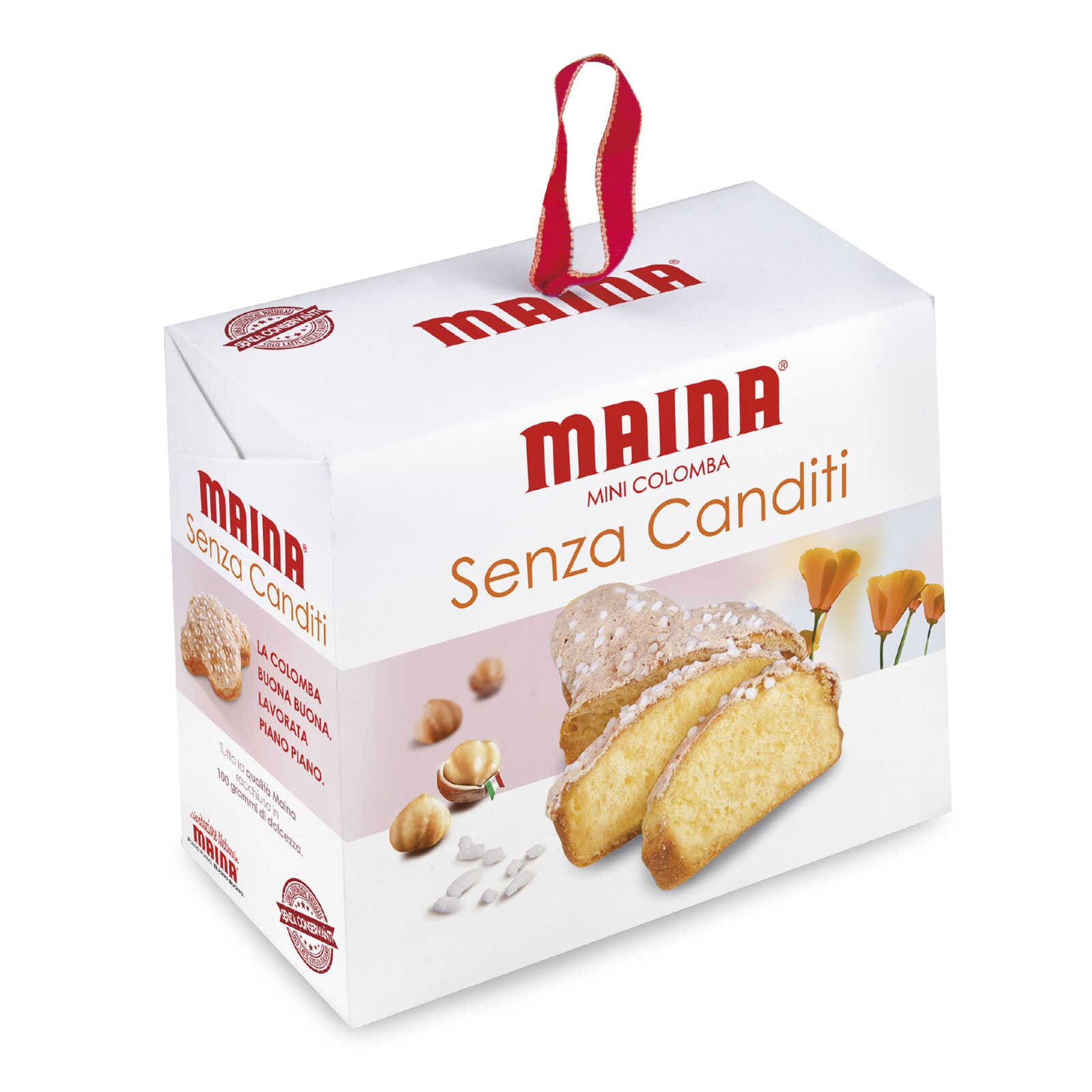 Maina Panettoni | Panettone | Mini | Colomba Senza Canditi | 100 gr ...