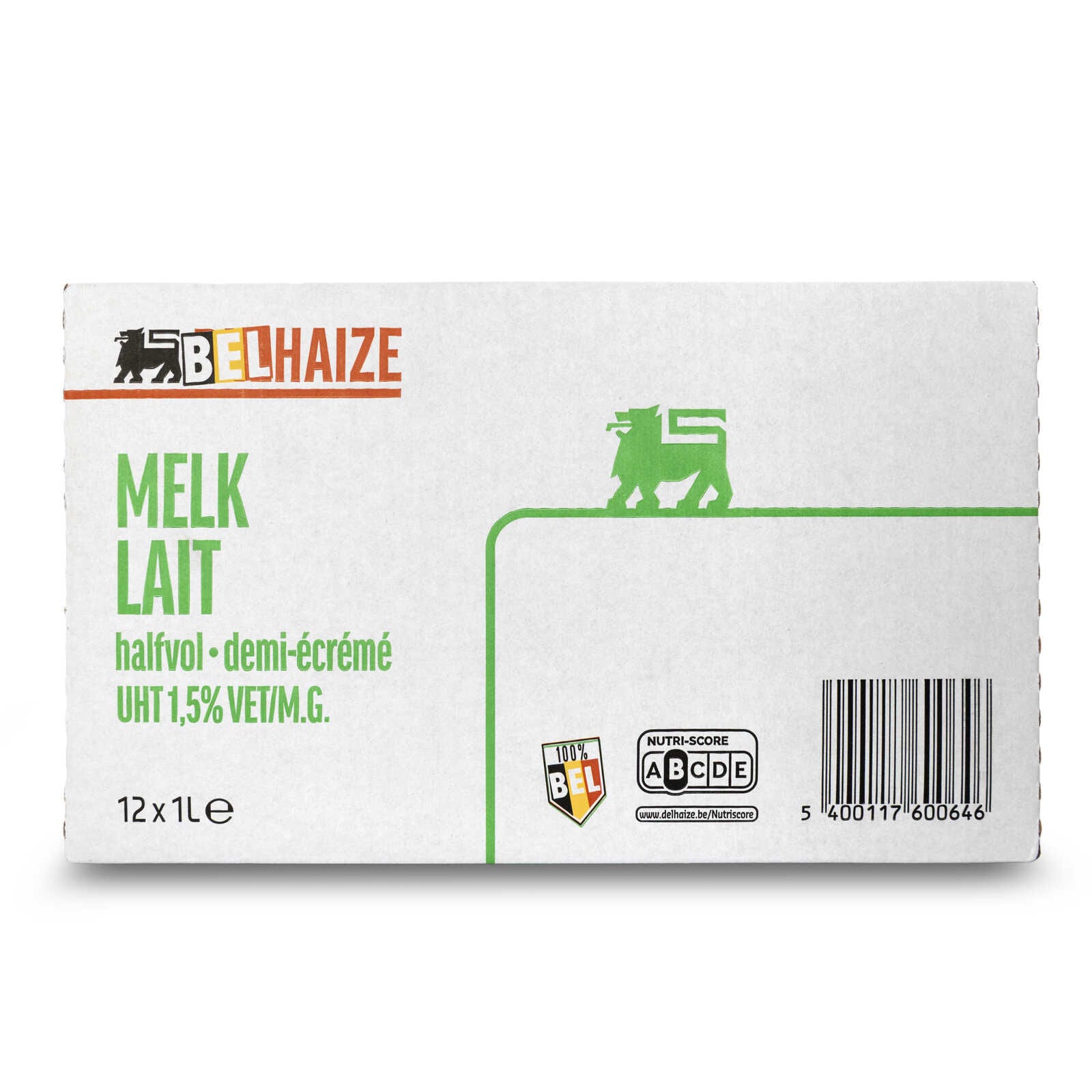 Delhaize | Melk | Halfvolle | 12 x 1 l | Delhaize