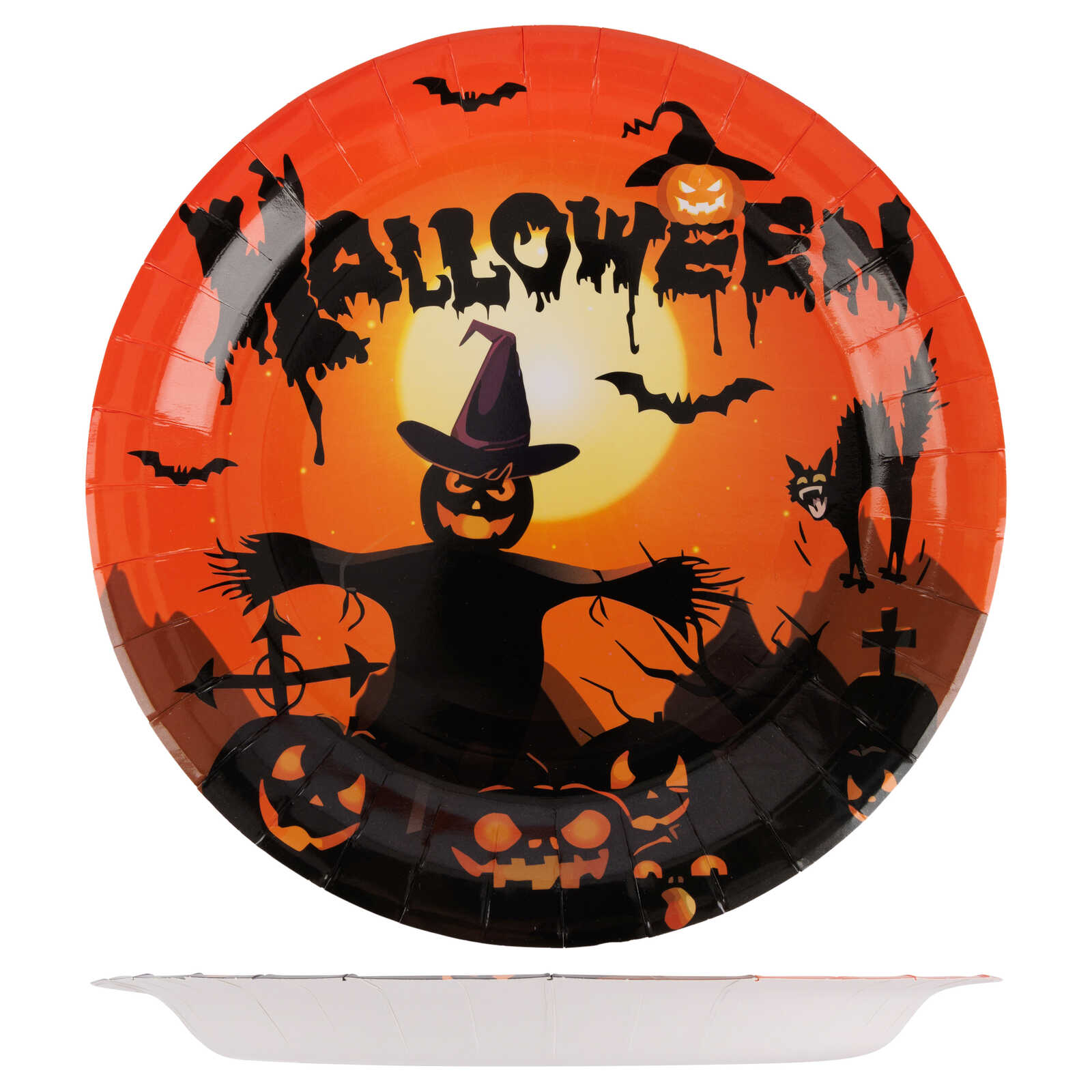 Cosy @ Home | Assiettes | Set de 12 | Halloween deco | 1 pc | Delhaize