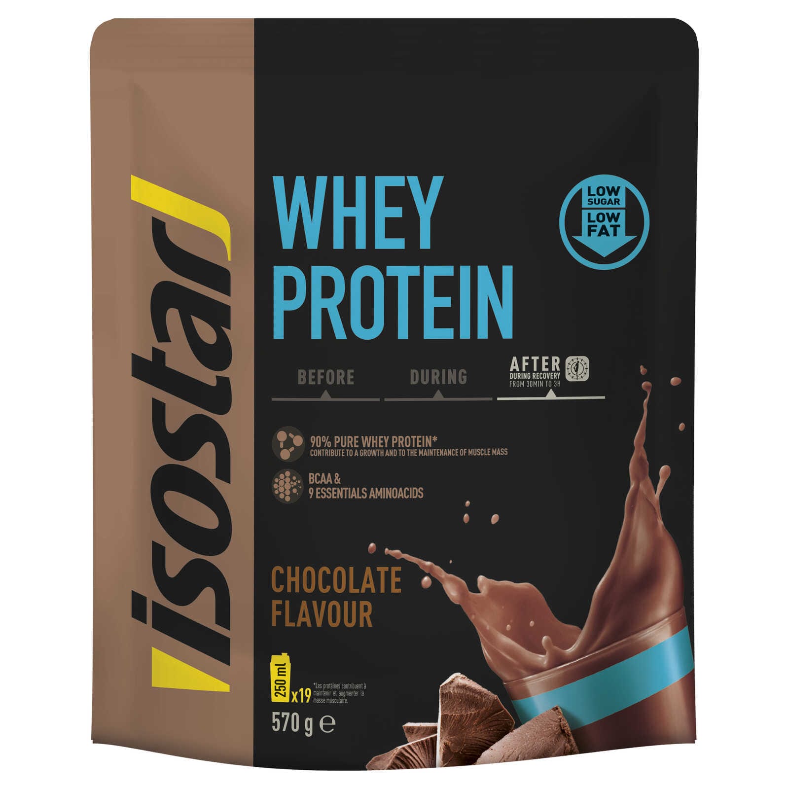 Isostar | ISO | PoeDER WHEY PROTEIN CHOCOLATE | 570 gr | Delhaize