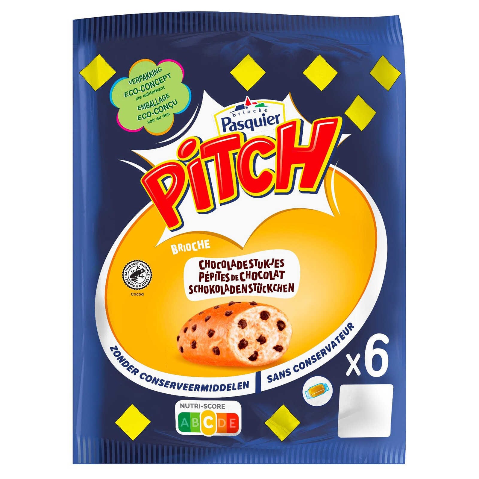 Brioche Pasquier | Pitch | Brioches | Pépites de chocolat | 210 gr ...