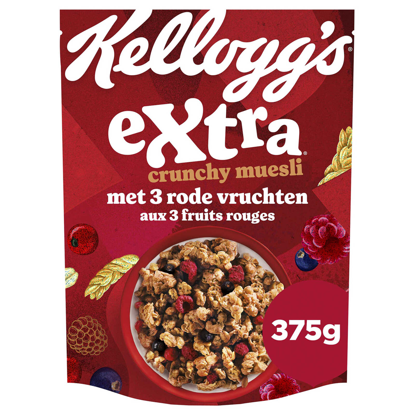 Kellogg's | Extra | Céréales | fruits rouges | 375 gr | Delhaize