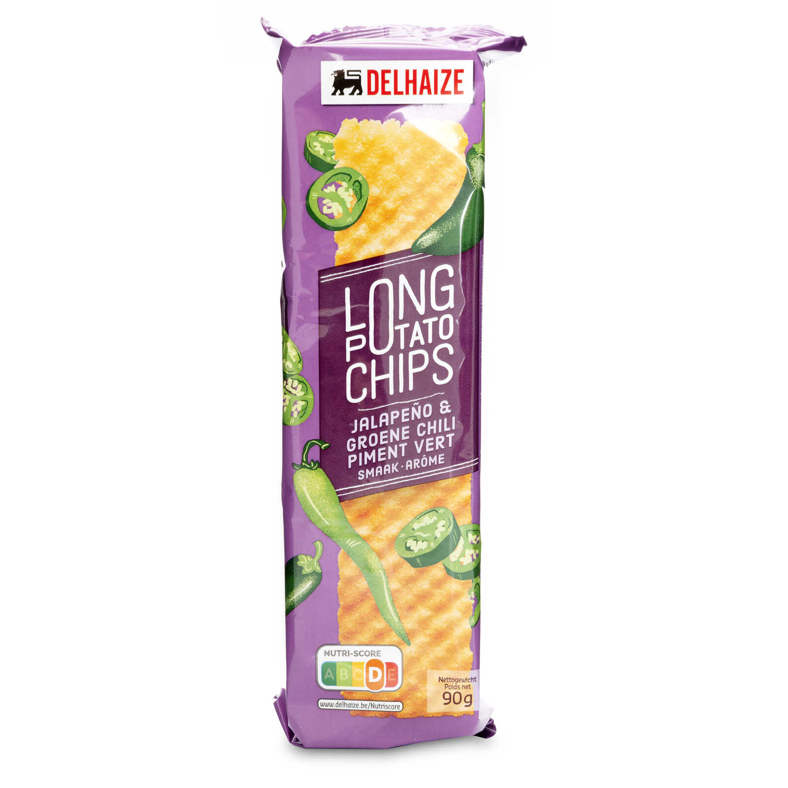 Delhaize | Chips | Long | Jalapeno | 90 gr | Delhaize