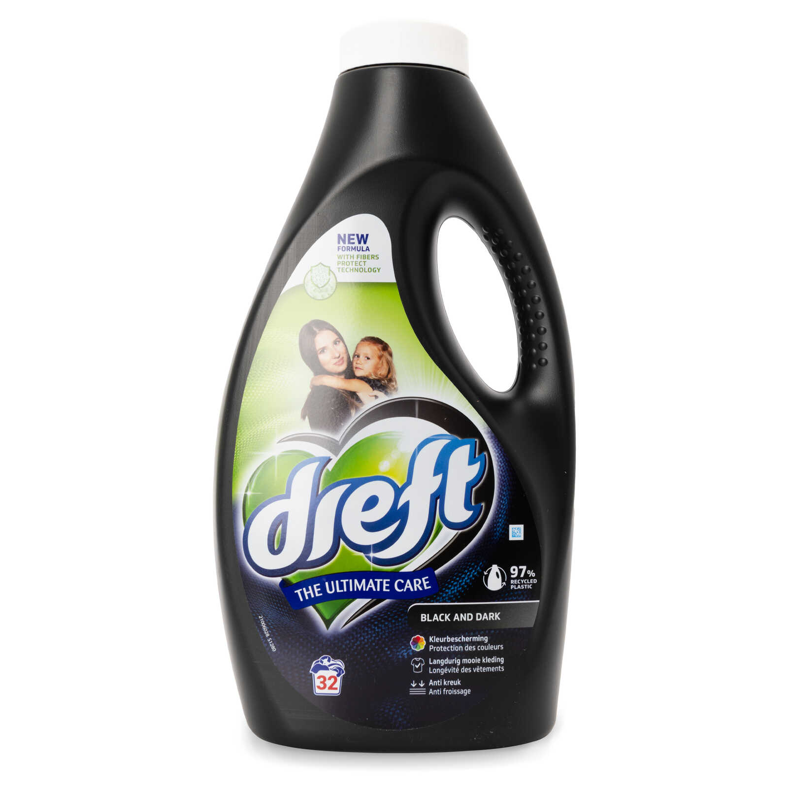 Dreft | Lessive | Liquide | Noir & foncé | 1,44L | 32DS | 32 pc | Delhaize