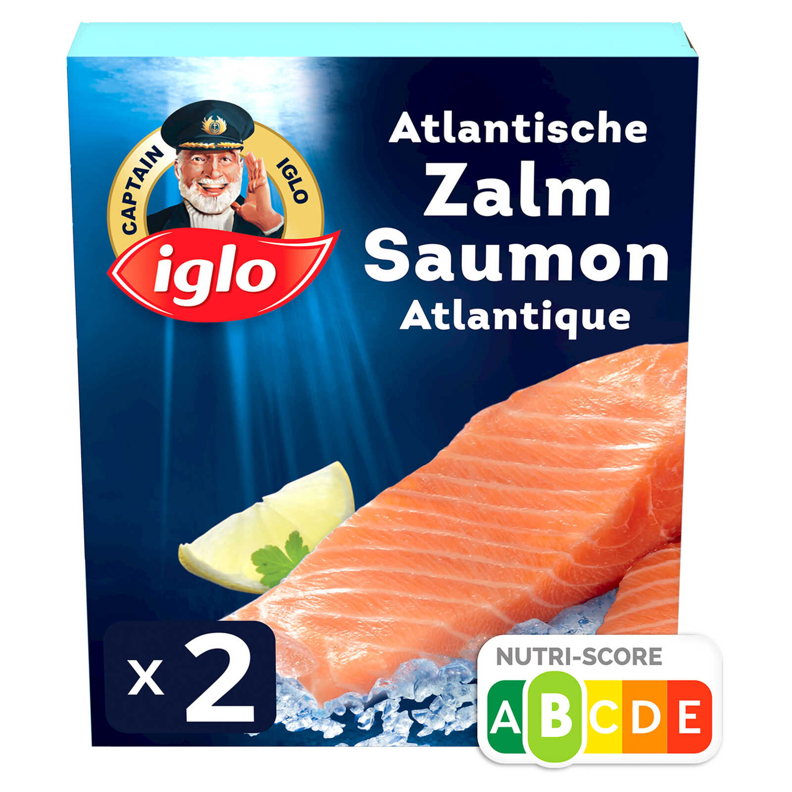 Iglo | Saumon Atlantique | 2 filets | 250 gr | Delhaize