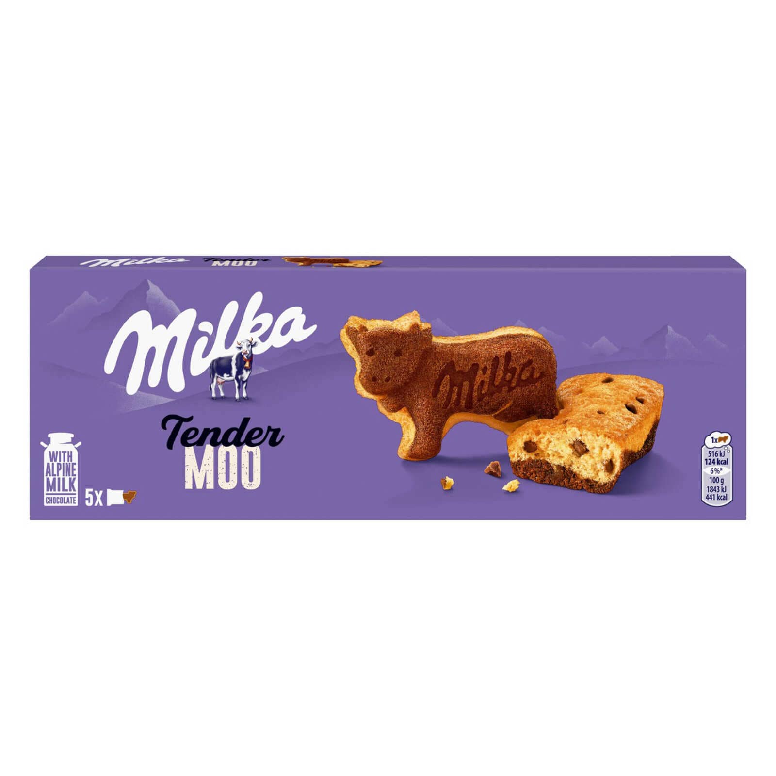 Milka | Cakes | Tender Moo | Chocolat Au Lait | 140 gr | Delhaize