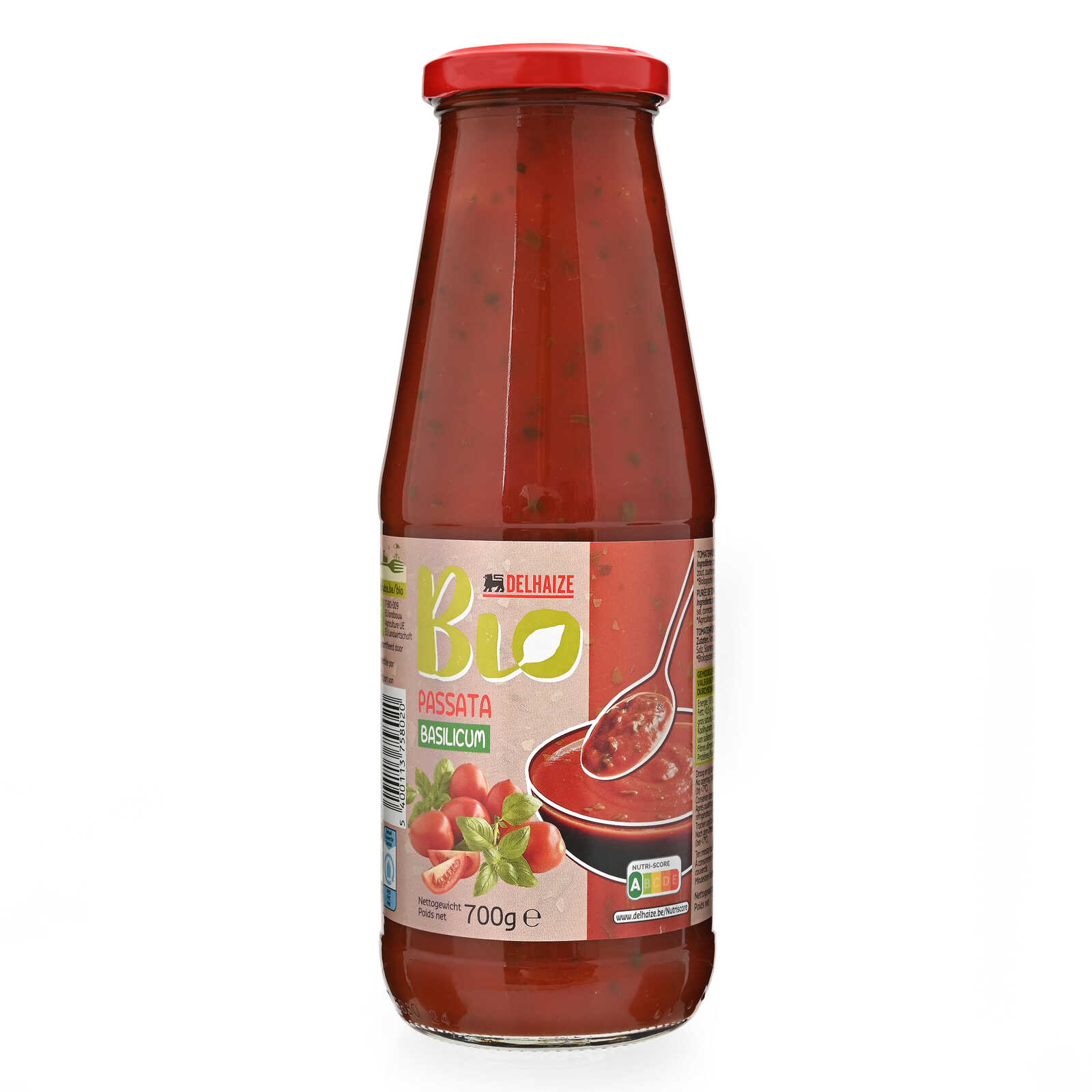 Delhaize | Bio | Passata | Basil | Bio | 700 gr | Delhaize