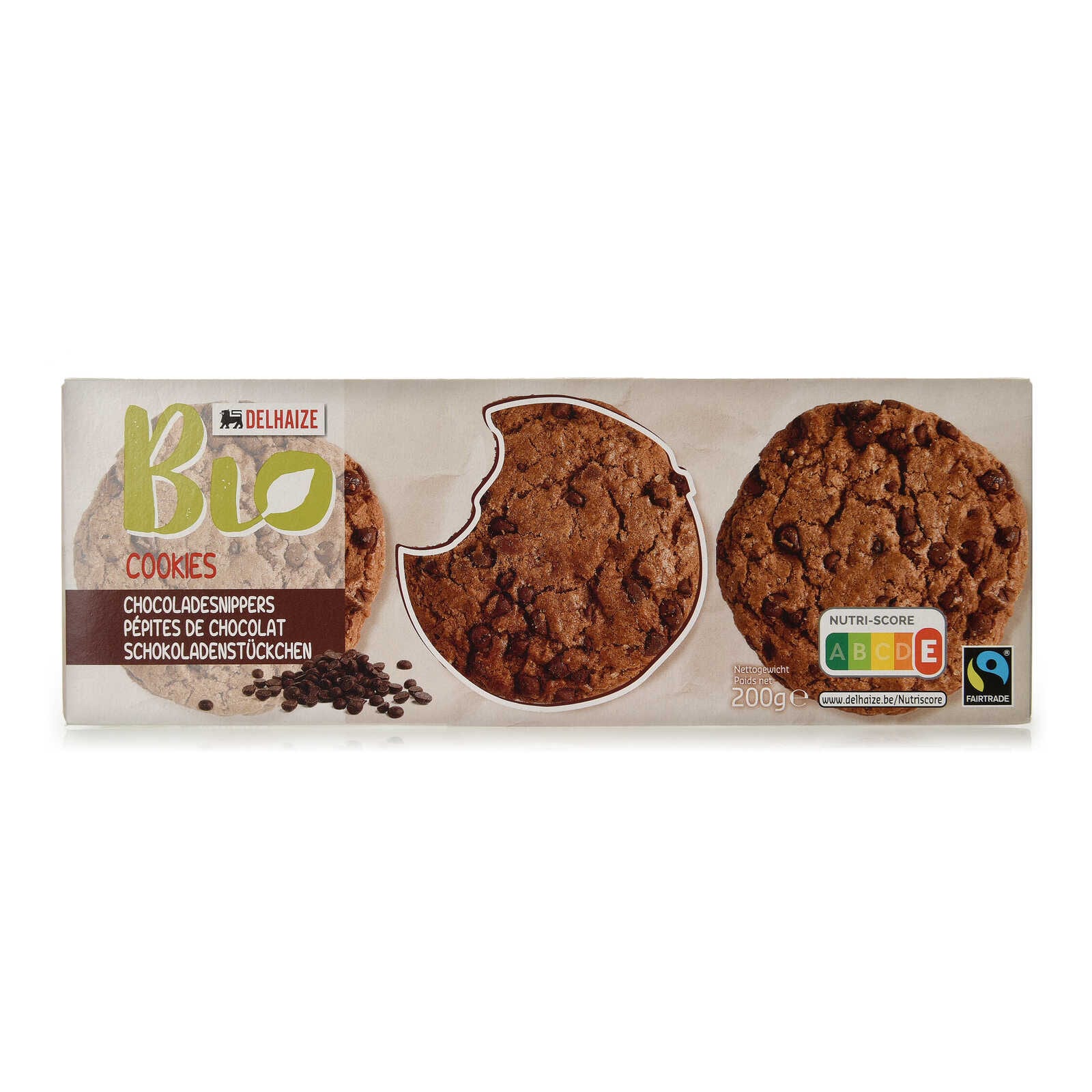 Delhaize | Bio | Cookies | Chocolat | Bio | Fairtrade | 200 gr | Delhaize
