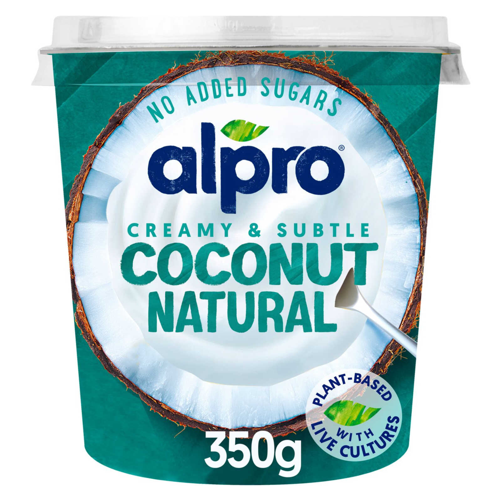 Alpro | Yaourt végétal | Noix de coco | Nature | 350 gr | Delhaize