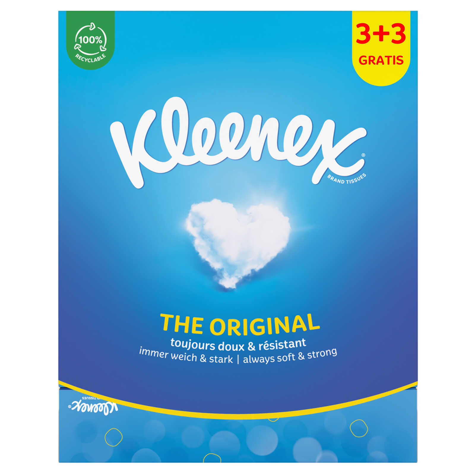 Kleenex | Original | Mouchoirs | Boite | Original | 3+3 | 6 x 72 pc ...
