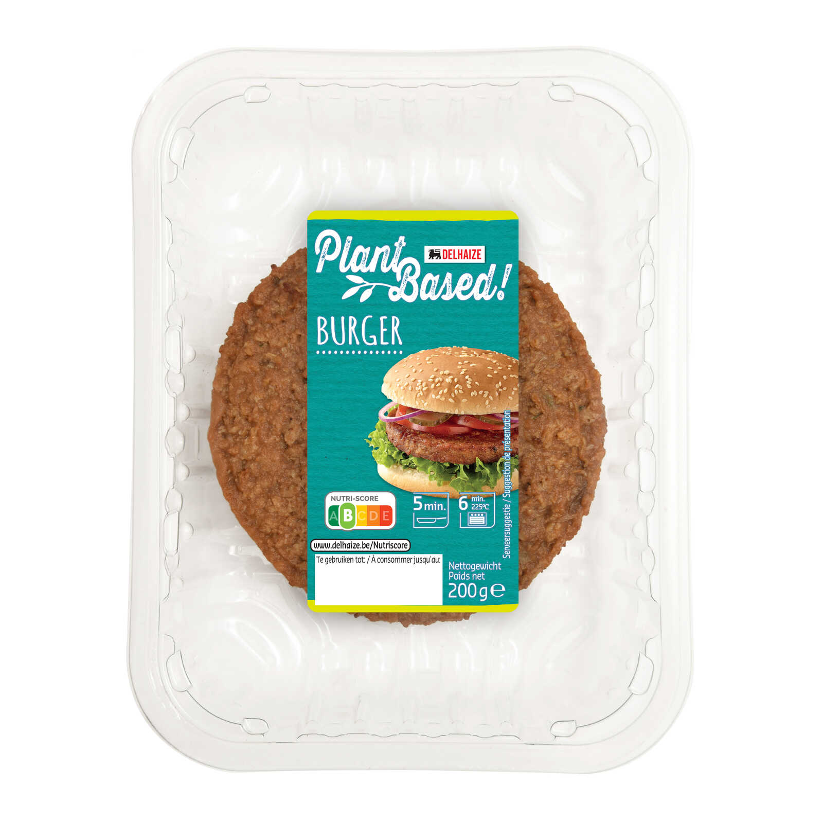 Delhaize | Plant-Based | Burger | Veggie | 200 gr | Delhaize