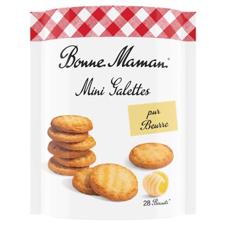 Bonne Maman | Biscuits | Mini galettes au beurre | 100 gr | Delhaize