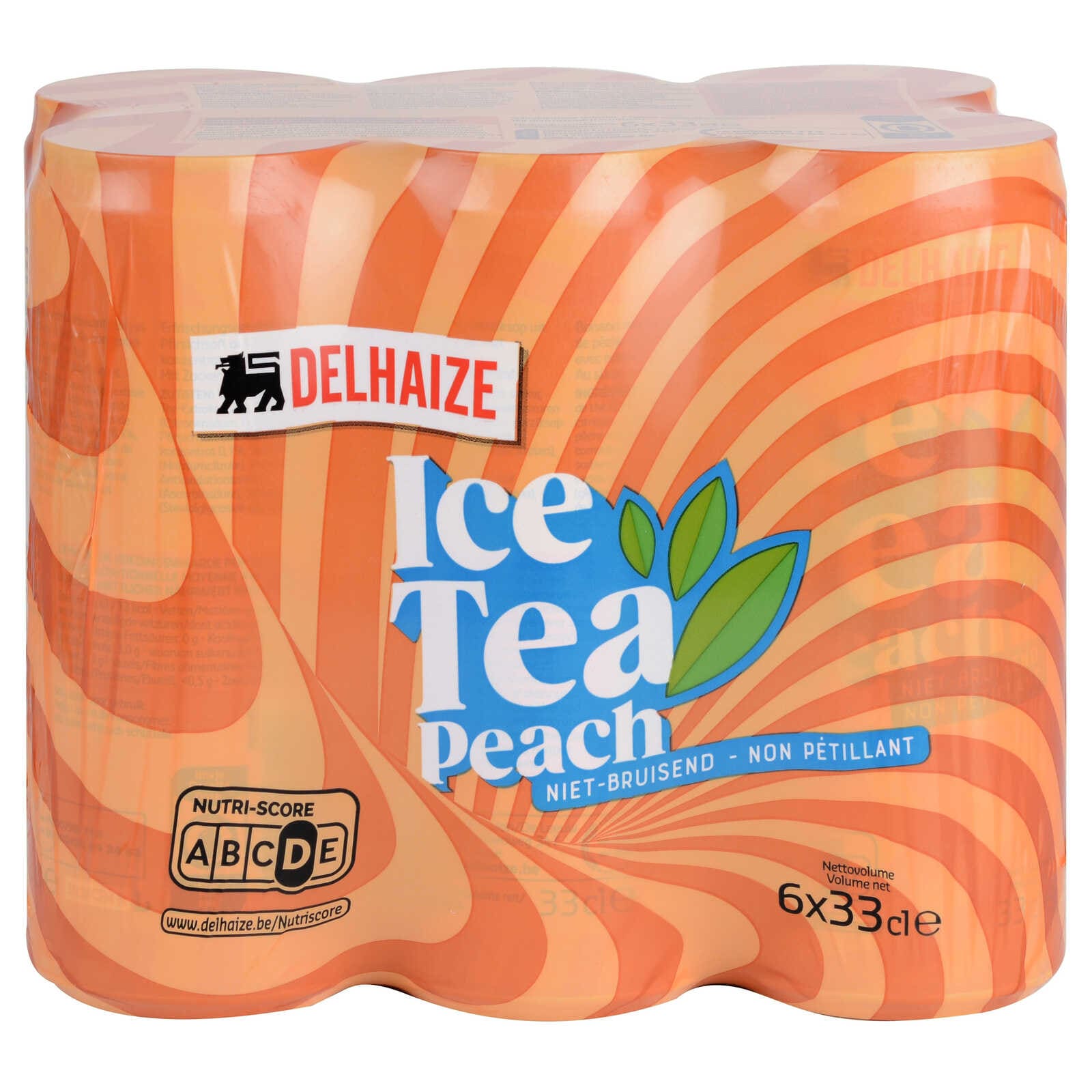 Delhaize | Ice Tea | Perzik | 6 x 33 cl | Delhaize
