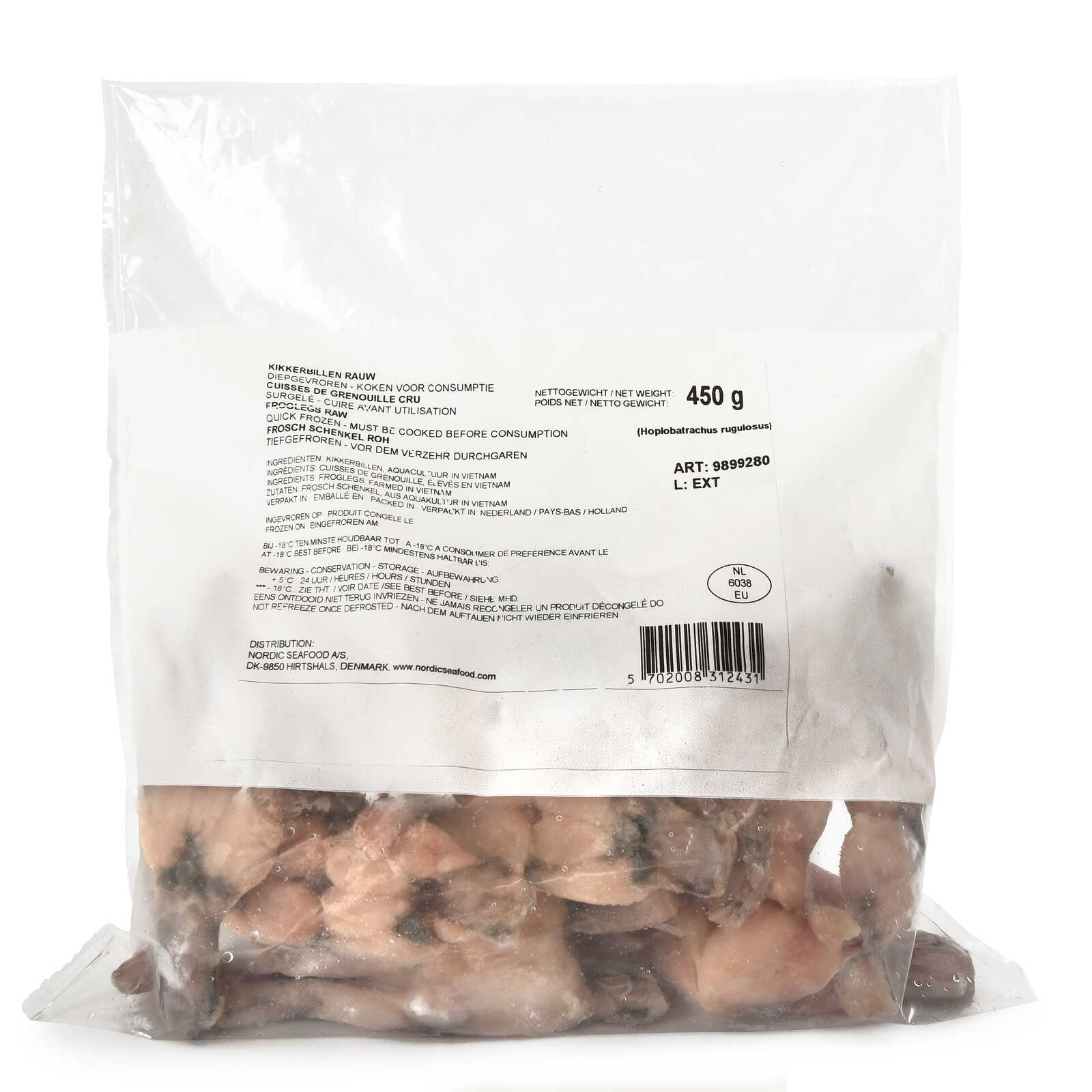 Nordic | Cuisses | Grenouille | Sans gluten | Sans lactose | 450 gr ...