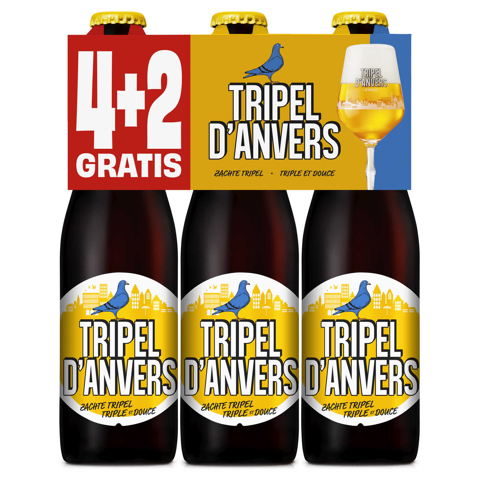 De Koninck | Bière | 8% alc | 4+2 | 6 x 33 cl | Delhaize