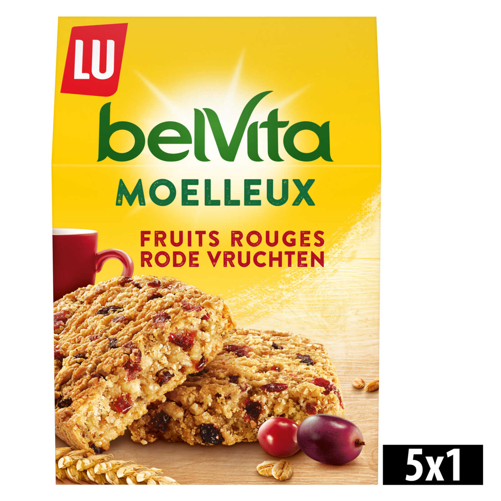 LU | Belvita | Biscuits Déjeuner | Fruits rouges | 250 gr | Delhaize
